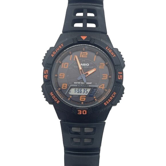 Casio | Accessories | Casio Tough Solar Men Watch 528 Aqs800w Black ...